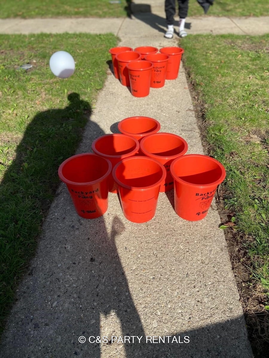 Game: Giant Cup Pong - Party Rentals (Bounce Houses, Tables, Chairs ...